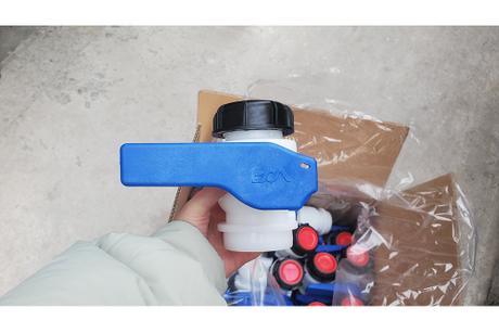 Weld type one piece IBC container ball valve DN50 DN80 DN100 IBC tote ...