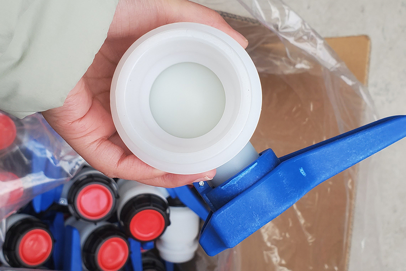 Weld type one piece IBC container ball valve DN50 DN80 DN100 IBC tote ...