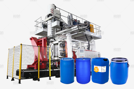 200L 220L 220 Litre Double L Ring HDPE Drum Making Extrusion Blow Molding Machine - Buy ...