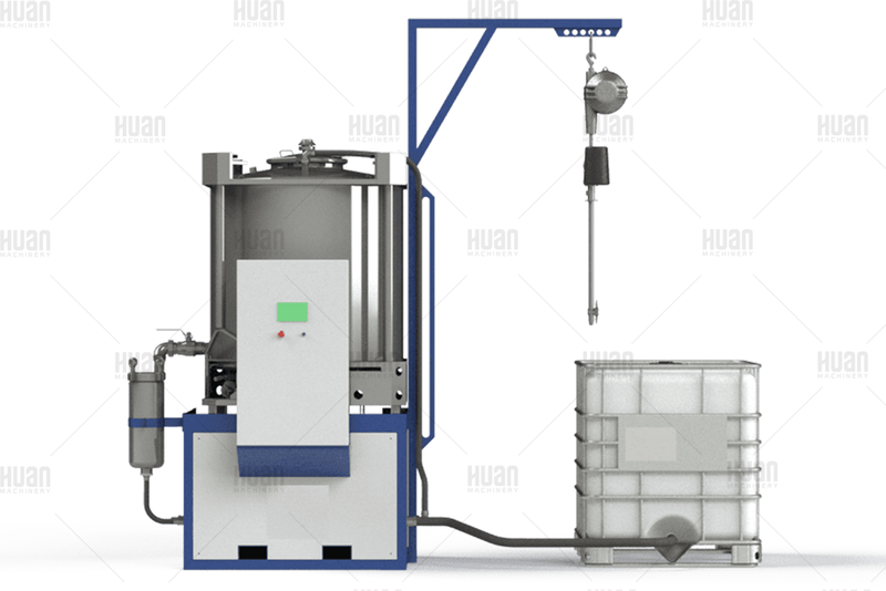 Automatic 1000L ibc tote container cleaning system ibc tank washing ...