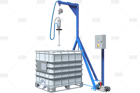 High pressure IBC tank washing system semi-automatic1000L IBC tote ...